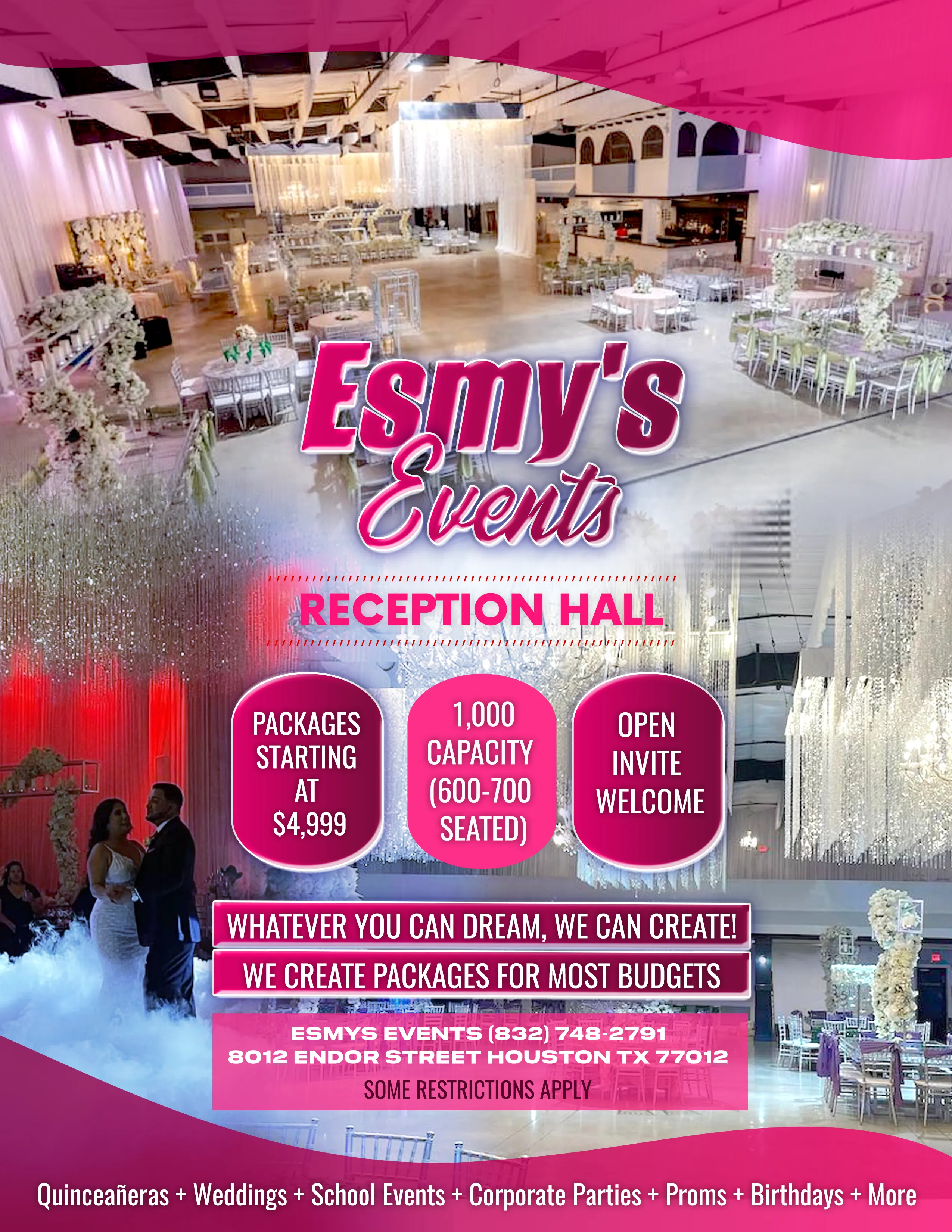 Esmy's Events Reception Hall | Reception Halls